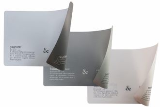 Villa D'Este Home Tivoli 5909080, Victionary Tischset Italienisch/Englisch, doppelseitig, 45 x 30 cm, 6 St&uuml;ck