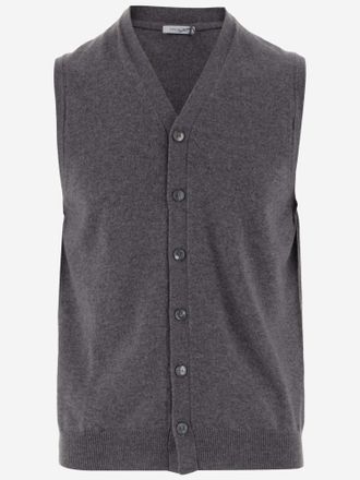 Malo Mens Cashmere Gilet Ombra Waistcoats & Gilets