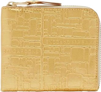 Comme Des Gar&ccedil;ons unisex, Accessoires, Jaune, Taille: ONE Size Embossed Logotype Zip Wallet