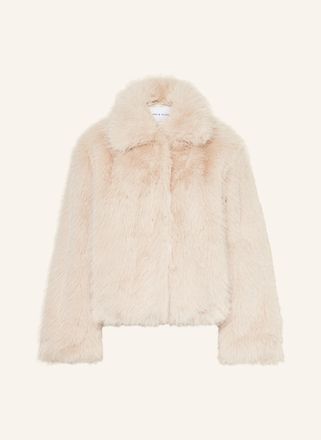 Mrs & Hugs Mrs & Hugs Kunstfell-Jacke weiss