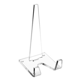 Generico Acryltellerständer für Ausstellung, Ausstellungsständer für Deko-Teller, Mehrzweckrahmen, transparent, platzsparend, für den Tisch