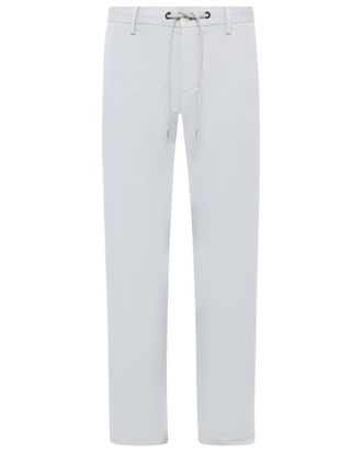 Alberto Superleichte Chino mit Stretch und Tunnelzug, Slim Fit in
