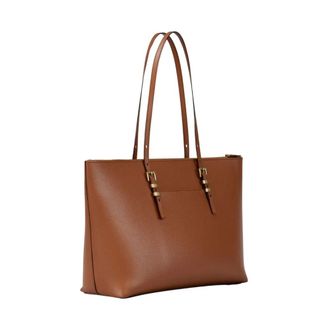 Michael Kors Femme, Sacs, Brun, Taille: ONE Size Sac fourre-tout en cuir Quinn Grand mod&egrave;le avec logo signature