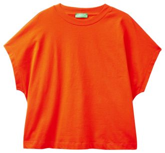 Benetton Damen 3096D1071 T-Shirt, rot, X-Small