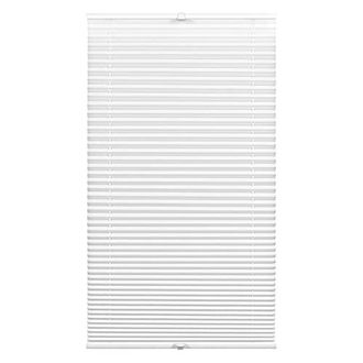 Gardinia Store Plissé À Lumière Naturelle Concept, Store Plissé Opaque, Pièces de Montage Incluses, Store Plissé EASYFIX Renforcé par Deux Profilés, Blanc, 100