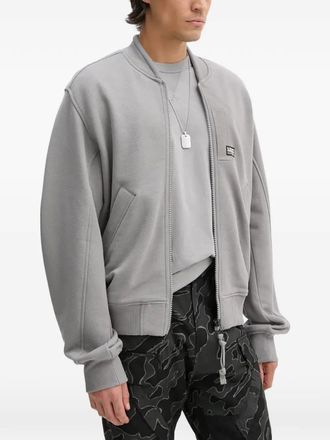 G-Star embroidered zip sweatshirt - Grau