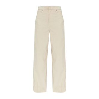 Paul Smith Pantalon droit en velours c&ocirc;tel&eacute; - Femme - Pantalons - Beige - Taille: 34 FR