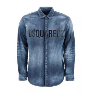 Dsquared2 Relaxed Dan Hemd - - Shirts - Herren - Blau - XL