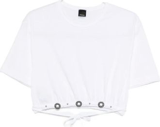 Pinko Pinko, Femme, Tops, Blanc, Taille: 36 FR Ariano T-Shirt