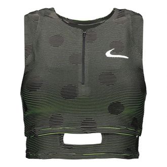 Nike Sportliches Tanktop mit Logodruck - - Sport - Damen - Gr&uuml;n - XS