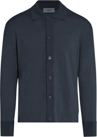 Paolo Pecora Homme, Pulls, Bleu, Taille: L Camicia Maglia