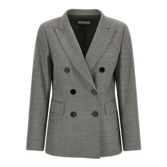 Alberto Biani Zweireihiger Blazer - - Jackets - Damen - Grau - S