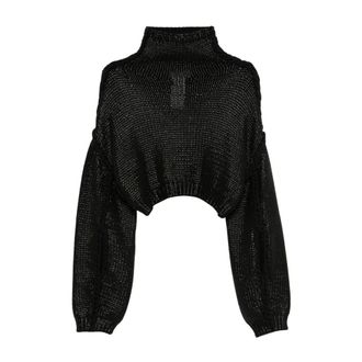 Sportmax Femme, Pulls, Noir, Taille: 40 FR Sportmax Fashion Sweaters Black