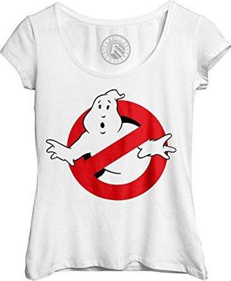 Fabulous T-Shirt Femme Col Rond Echancré Ghostbusters Logo No Ghost Allowed