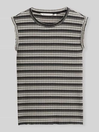 Tom Tailor Denim Slim Fit Top in Rippoptik