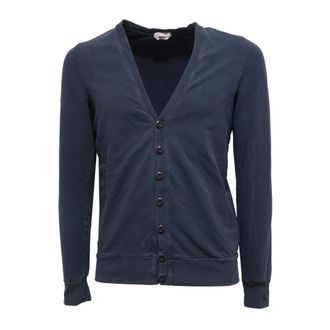 Cycle 5292Q Cardigan - - Knitwear - Herren - Blau - M