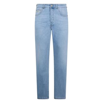 Moorer Helle Denim Straight Pants - - Jeans - Herren - Blau - W31