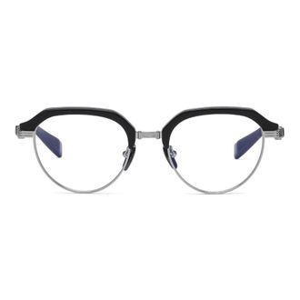 Balmain Moderne Panto Brille aus Schwarzem Titan - - Accessories - Damen - Schwarzk - ONE SIZE