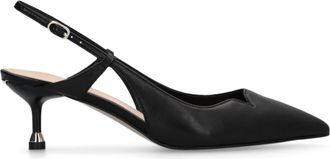 Liu Jo Femme, Chaussures, Noir, Taille: 37 EU Escarpins Slingbacks en Cuir Nappa