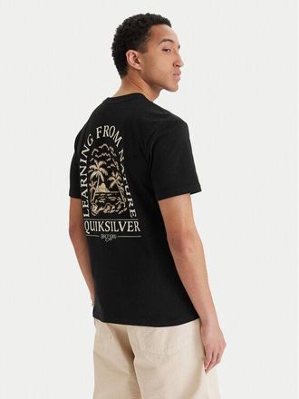 Quiksilver T-Shirt Evo Learning From Nature EQYZT08265 Schwarz Regular Fit