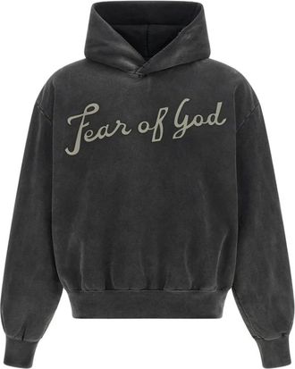 Fear of God Homme, Sweatshirts et sweats &agrave; capuche, Gris, Taille: M 26 Classic Half Raglan Sweat &agrave; capuche