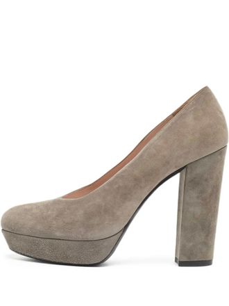 Miu Miu escarpins à plateforme 130 mm - Gris