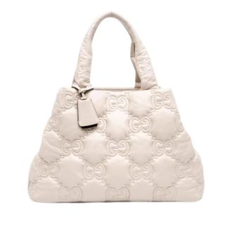 Gucci Pre-owned Gesteppte Leder-Tragetasche - - Pre-owned - Damen - Wei&szlig; - ONE SIZE