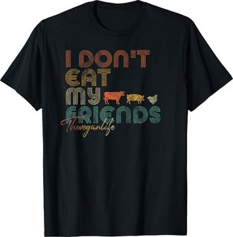 Pack A Punch Veganer Shirt. Jahrgang I Dont Eat My Friends T-Shirt. T-Shirt