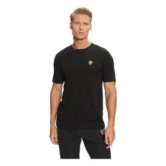 Emporio Armani Emporio Armani Ea7, Homme, Tops, Noir, Taille: S T-shirt à col rond