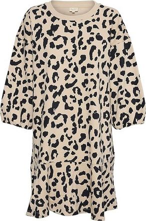 Part Two Part Two Damen Theodorapw Dr Lässiges Kleid, Dark Navy Leo Print, XXL