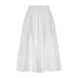 Jil Sander Femme, Jupes, Blanc, Taille: 36 FR Skirt 73 PL