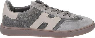 Hogan Homme, Chaussures, Gris, Taille: 42 1/2 EU Baskets basses H647 avec logo