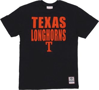 Mitchell & Ness Texas Longhorns Basketball Team Tee - - Tops - Herren - Schwarzk - L
