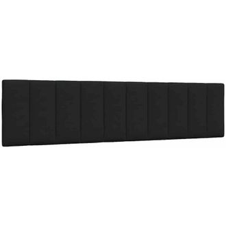 vidaXL Kopfteil-Kissen Hanko Schwarz 200 cm Stoff Vidaxl