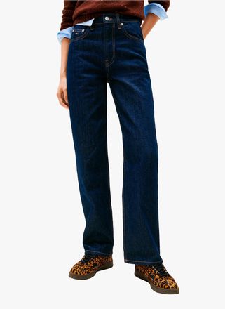 Tommy Hilfiger Jean droit en coton m&eacute;lang&eacute;