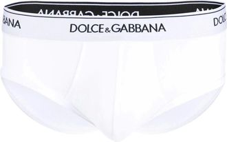 Dolce & Gabbana Homme, Sous-vêtements, Blanc, Taille: L Slip Brando 2-Pack