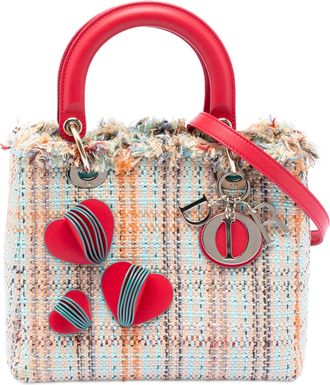 Dior Medium Tweed Heart Deco Lady Dior