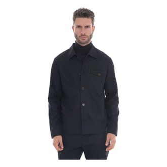 Hindustrie Overshirt - - Jackets - Herren - Blau - M