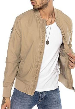 Red Bridge Blouson pour homme Veste de mi-saison en coton Diverses couleurs XXL Beige