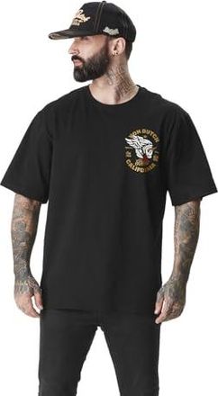 Von Dutch Tee Shirt Homme 100% Coton, T-Shirt Homme Legend, Col Rond & Regular fit, Noir Taille XXL