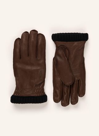 Hestra Lederhandschuhe braun