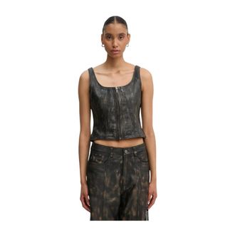 Gestuz Linera Top - - Tops - Damen - Schwarzk - M