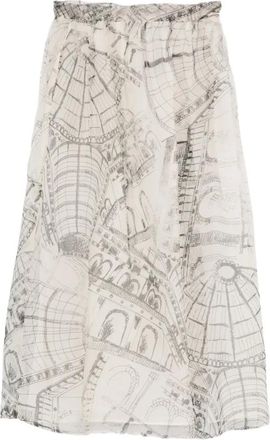 Paul & Joe Femme, Jupes, Beige, Taille: 36 FR Midi Skirt