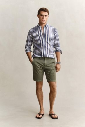 GANT Herren Sunfaded Chinoshorts (42) DRY HERB Gr&uuml;n