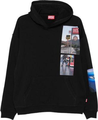 Diesel Homme, Sweatshirts et sweats &agrave; capuche, Noir, Taille: XS S-Boxt Hood T6