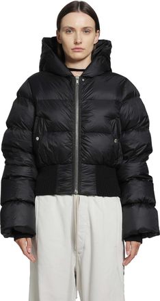 Rick Owens Tower Cinched Hooded Jacket