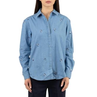 Saint Barth Damen, Blusen & Hemden, Blau, MGr&ouml;&szlig;e