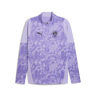 Puma Haut dentra&icirc;nement &agrave; col zipp&eacute; FC St. Pauli Homme, Accessoires, Violet, XL