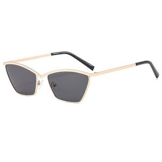 Generic Lunettes De Soleil En M&eacute;tal For Hommes, Id&eacute;ales For Les Sports Plein Air Et La Conduite(Black)