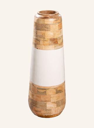 Gilde Bodenvase Naturelle weiss